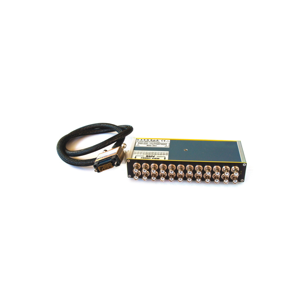 A647 - 24 Channel Multipin Radiall to SHV connector Adapter (Max: 8 kV ...