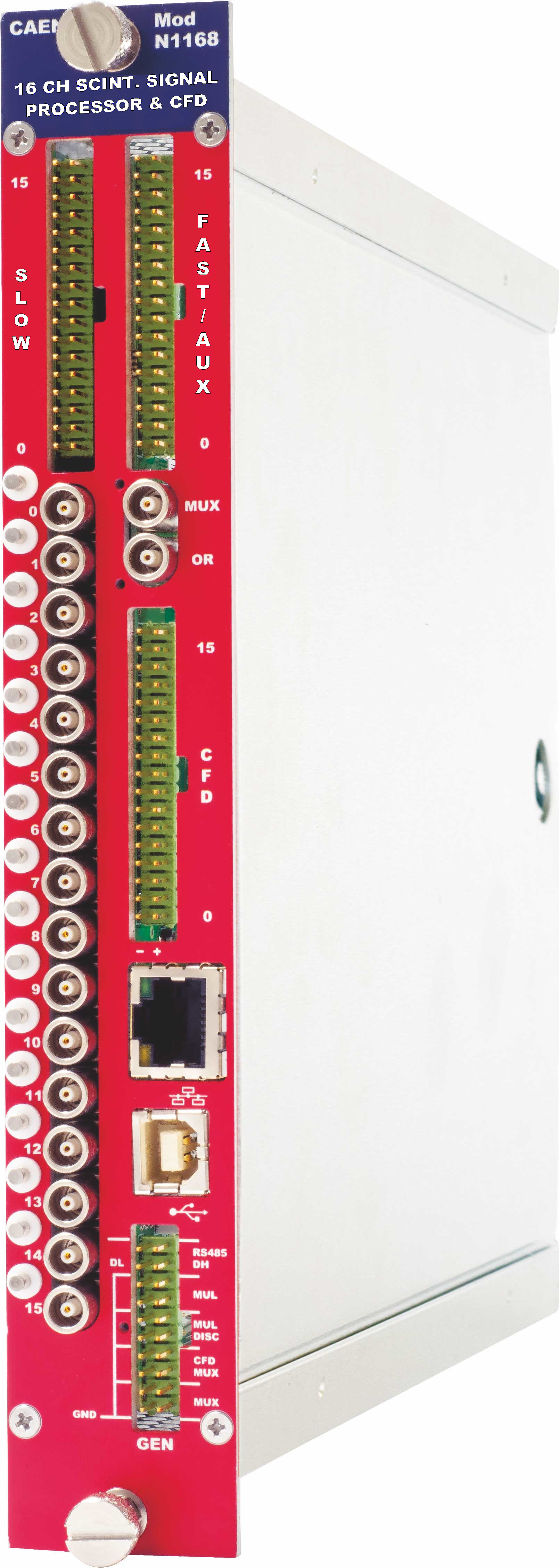 N1168 - 16 ch Fast Scintillator Programmable Signal Processor and 16 ch ...