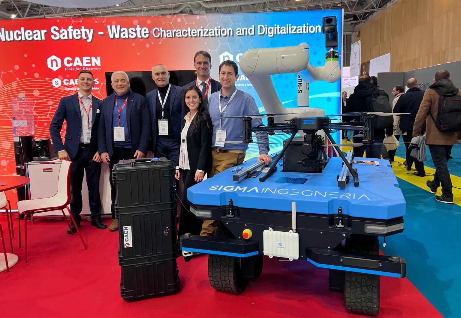 RADHAND 600 @ World Nuclear Exhibition 2023 - CAEN - Tools for Discovery